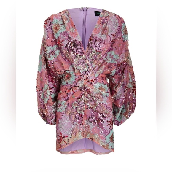 NO PISE LA GRAMA | Dresses | No Pise La Grama Capin Melao Sequined Tulle Mini Dress | Poshmark